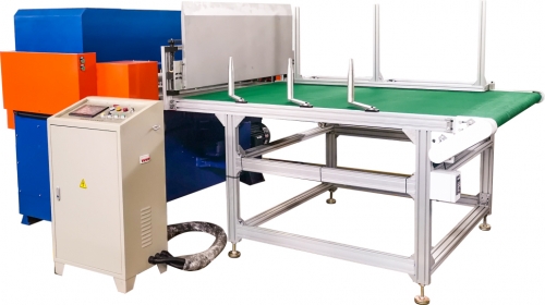EPE foam sheet stacking cutting machine - HG&DX - Cutting and ...
